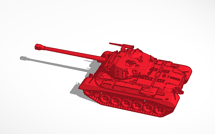 3D design tank - Tinkercad