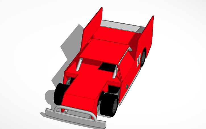 3D design my dirt track car - Tinkercad