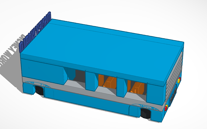 3D design Bus - Tinkercad