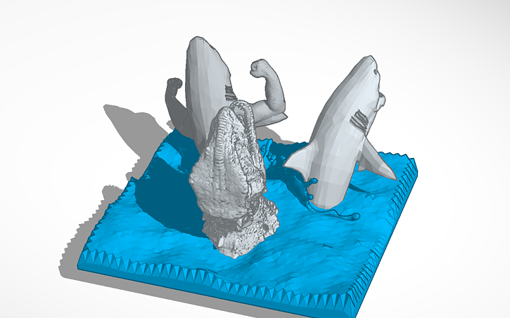 3D design sharks!!!!!!!! - Tinkercad
