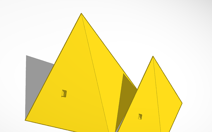 3D design Giza pyramids | Tinkercad