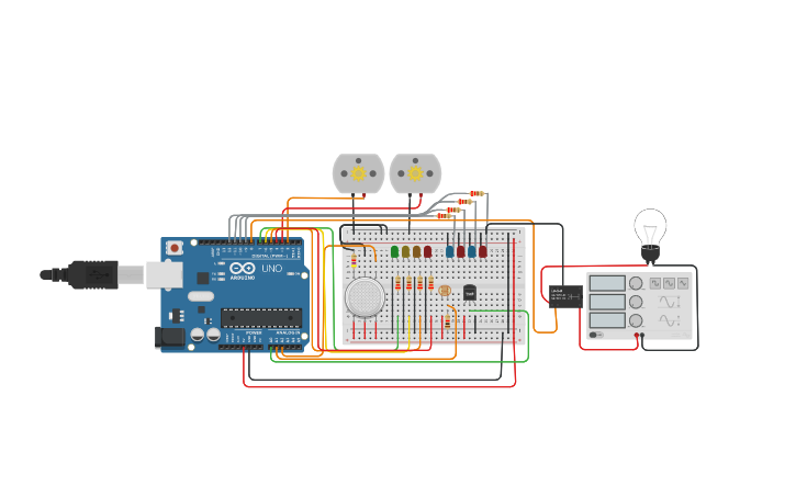 Circuit design Hydroponics shared with AT Group - Tinkercad