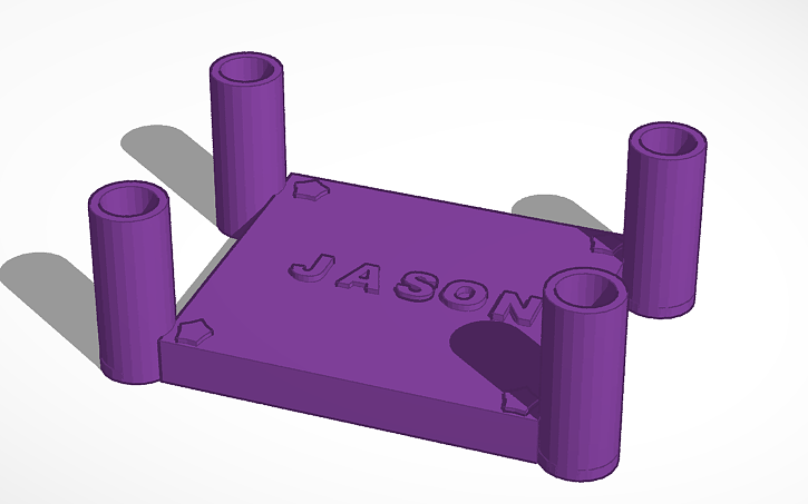 3D design jason desk organizer | Tinkercad