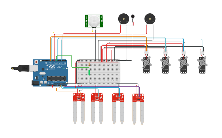Circuit design Farm | Tinkercad