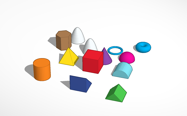 3D design shaps | Tinkercad