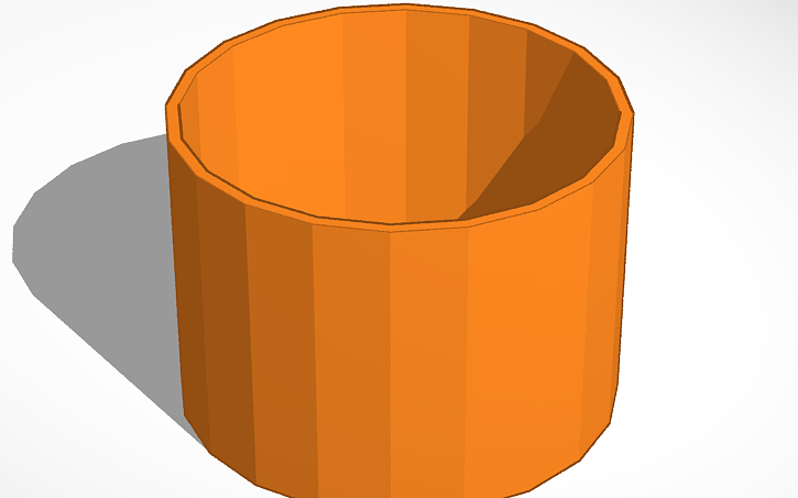 3D design flower pot | Tinkercad