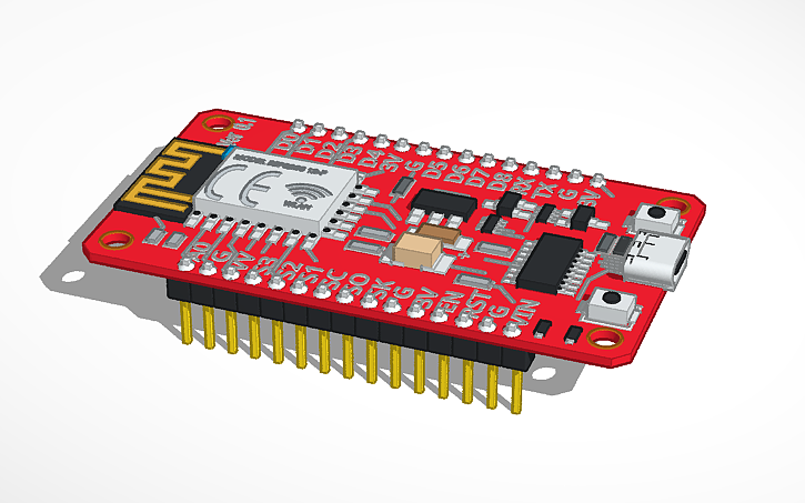 3D design ESP8266 LOLIN V3 - Tinkercad