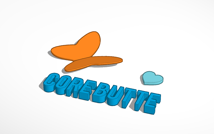 3d Design Core Butte Tinkercad