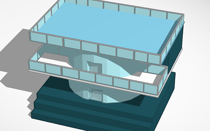 3D design office complex - Tinkercad