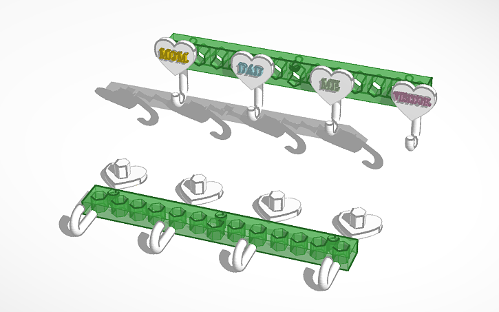 3D design Towel hook | Tinkercad