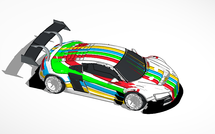 3D design audi r8 drifter - Tinkercad