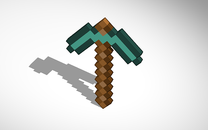 3D design Diamond Pickaxe | Tinkercad