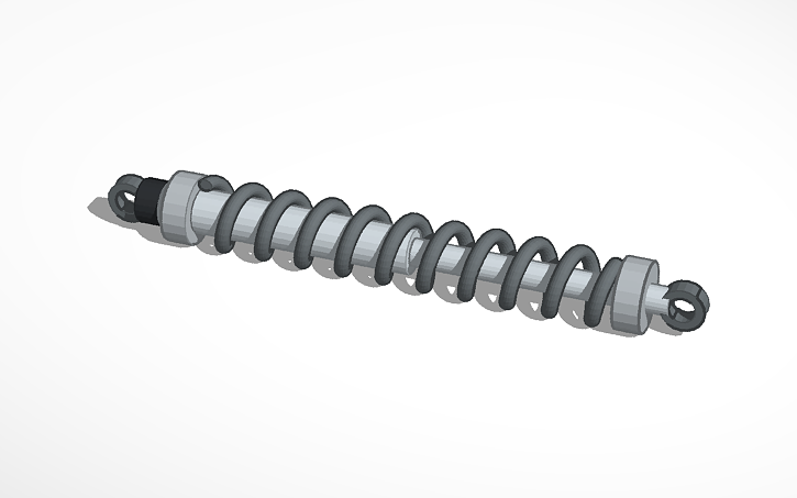 3D design Shock absorber - Tinkercad