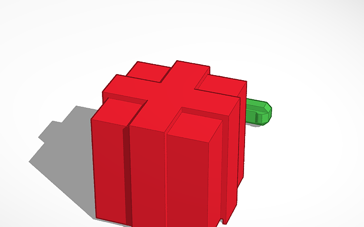 3D design tree Christmas ornament #2 - Tinkercad