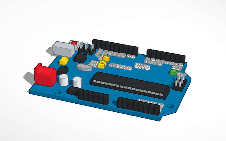 3d Design Egen Arduino Uno Tinkercad