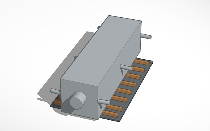 3D design tank - Tinkercad