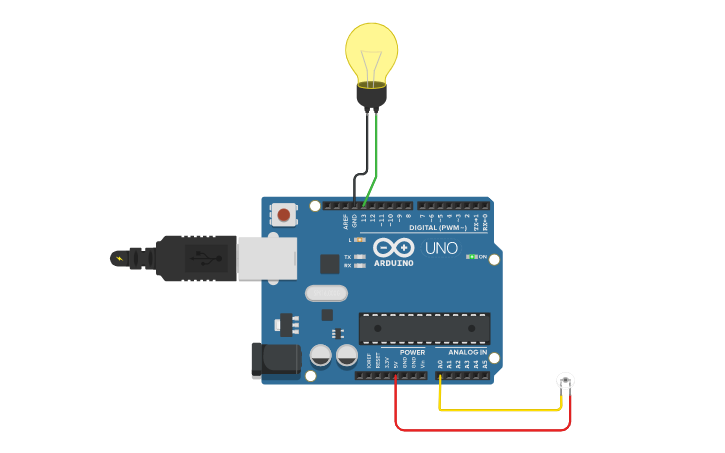 Circuit design Circuito Sensor de Luz | Tinkercad Circuit design Circuito Sensor de Luz | Tinkercad