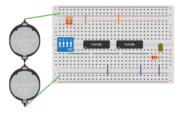 Circuit design K Map | Tinkercad