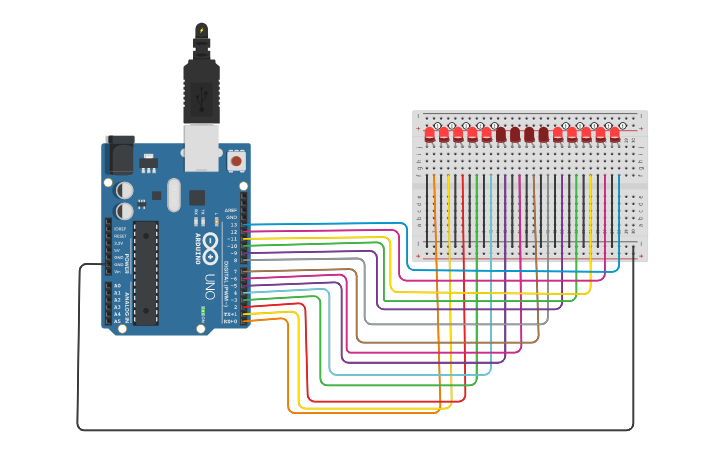 Circuit design 2 direction - Tinkercad