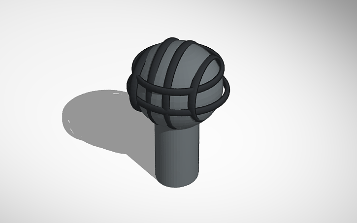 3D design fnf mic - Tinkercad