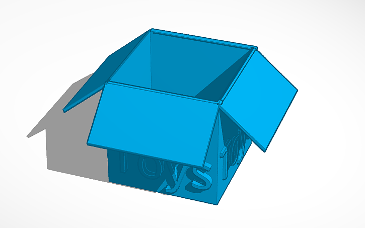 3D design Open Box - Tinkercad