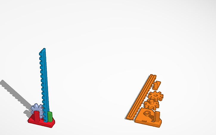 3d Design 3d Printable Linear Actuator Tinkercad
