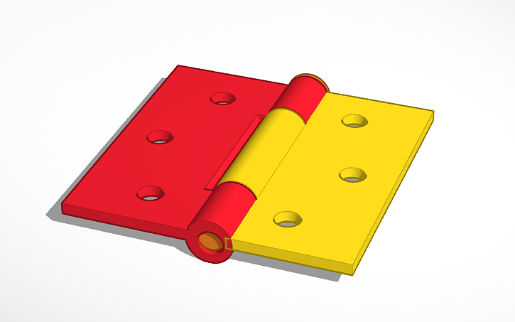 3D design Hinge - Tinkercad