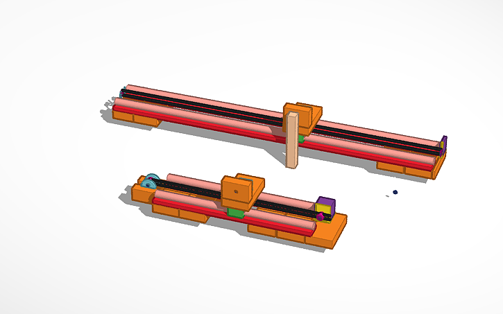 3D design Inverted Pendulum Cart simple design - Tinkercad