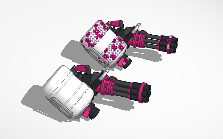 3D design Splatoon 3 Heavy Splatling - Tinkercad