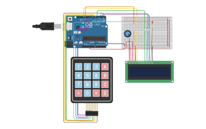 Circuit design Senha - Tinkercad