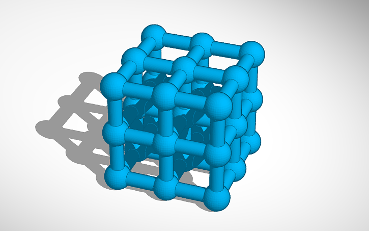 3D design 3x3x3 sphere sphere | Tinkercad