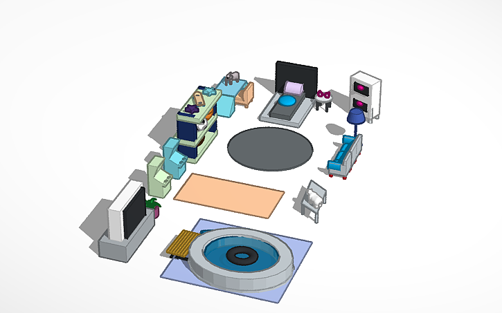 3D design Dream Room | Tinkercad