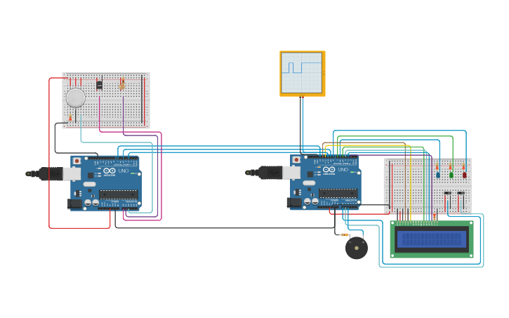 Circuit design Weather Station - Tinkercad