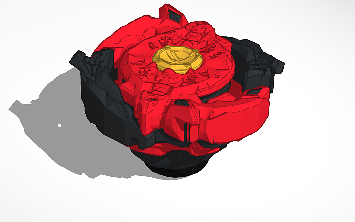 3D design Legend SPRYZEN - Tinkercad