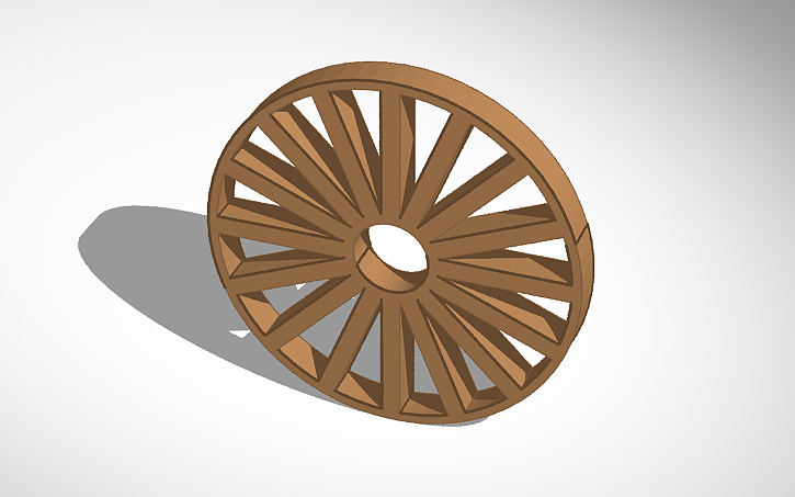 3D design Wheel - Tinkercad