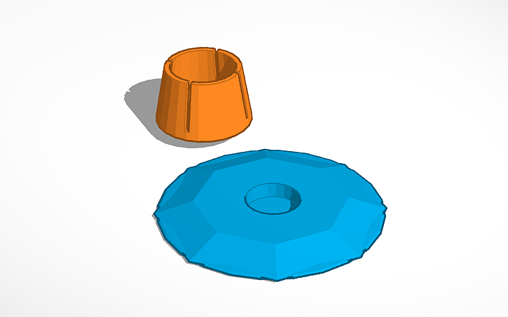3D design Yarn Spool Holder - Tinkercad
