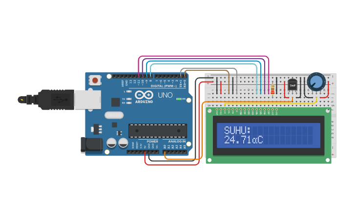 Circuit design Sensor Suhu TMP36 - Tinkercad Circuit design Sensor Suhu TMP36 - Tinkercad