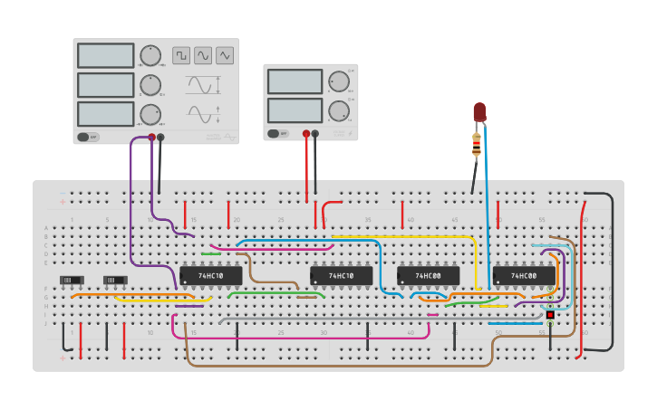 Circuit Design Asynchronous Jk Flipflop Tinkercad