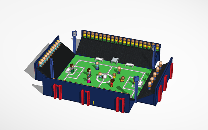 3D design Copy of Stadium Challenge - Tinkercad