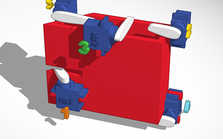 3D design box folder - Tinkercad