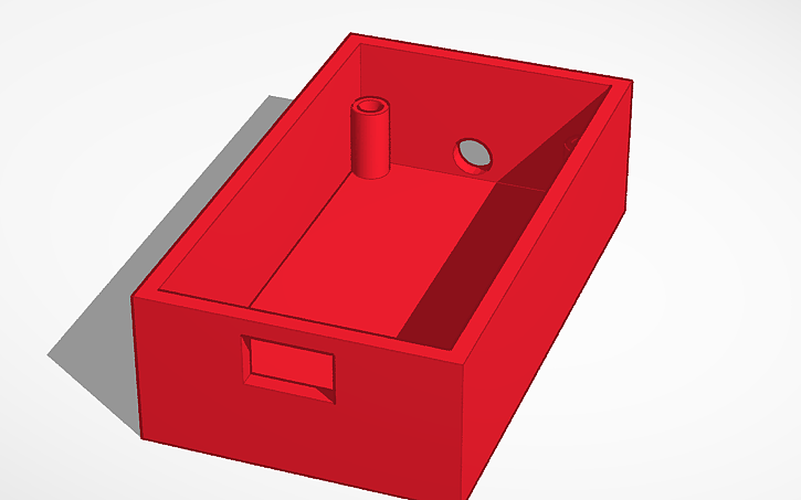 3D design NodeMCU ESP8266 v0.9 rev 2.5 - bottom - Tinkercad