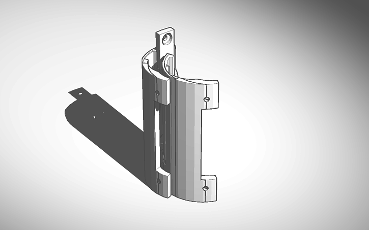 3D design Scroll Housing (to print) - Tinkercad