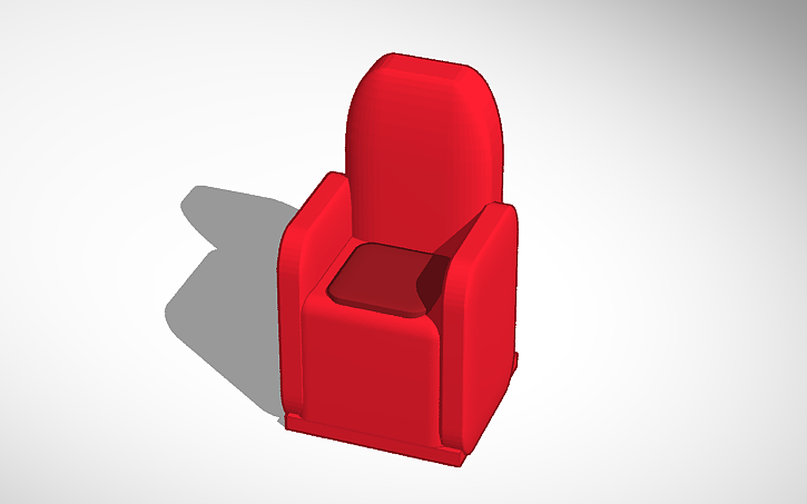 3D design chair - Tinkercad