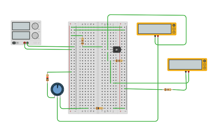 Circuit design Transistor basics | Tinkercad