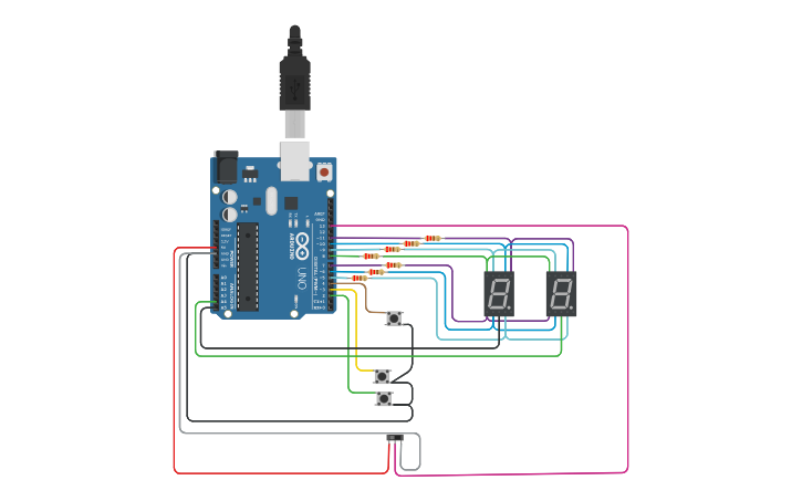 Circuit design Arduino Parte 2 - Tinkercad