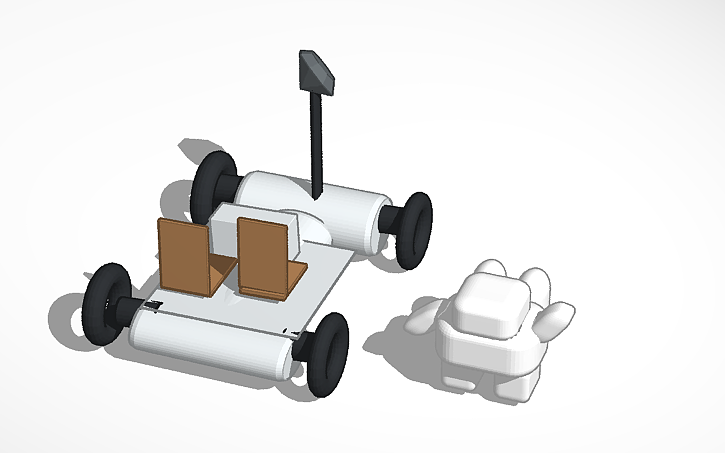 3D design ESA lunar rover - Tinkercad