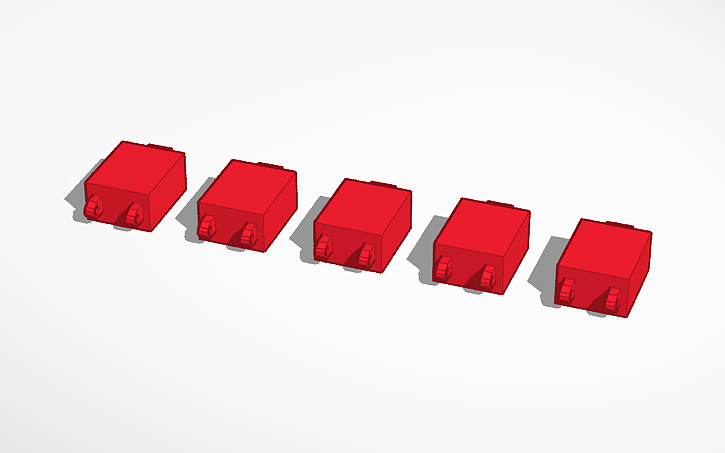 3D design Connector pieces - Tinkercad