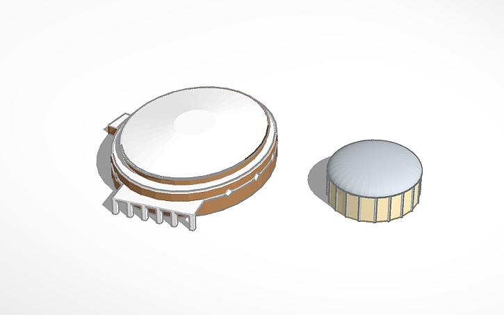 3D design Glendale Coliseum's - Tinkercad