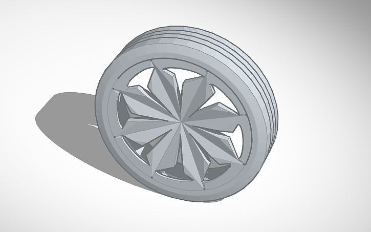 3D design Wheel - Tinkercad
