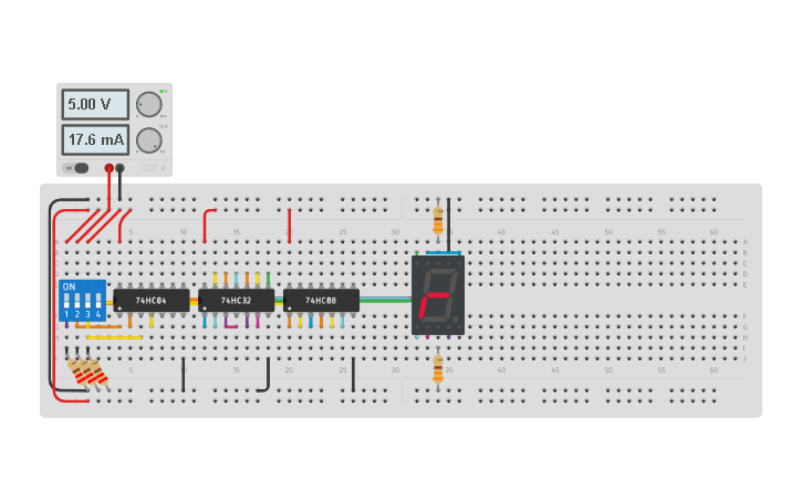 Circuit design SKILLS EXAM MIDTERM LOGIC - Tinkercad Circuit design SKILLS EXAM MIDTERM LOGIC - Tinkercad